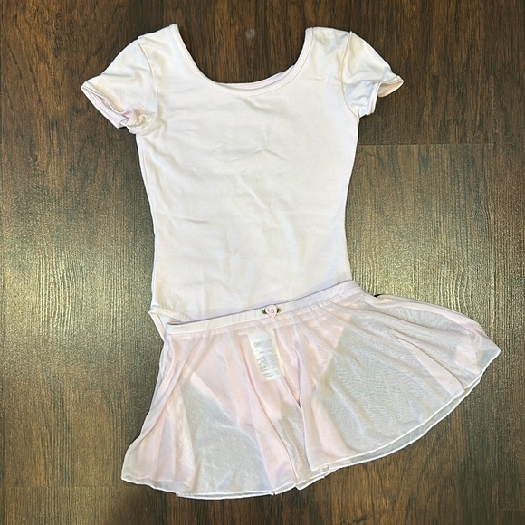 Danskin Now | Costumes | Girls Danskin Now Leotard And Skirt Sz S 66x ...